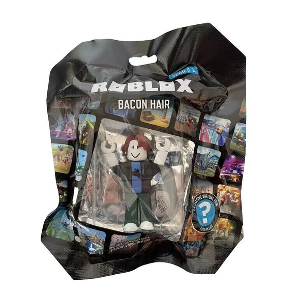 Jazwares | Toys | Roblox Backpack Clips Bacon Hair Virtual Code Series ...